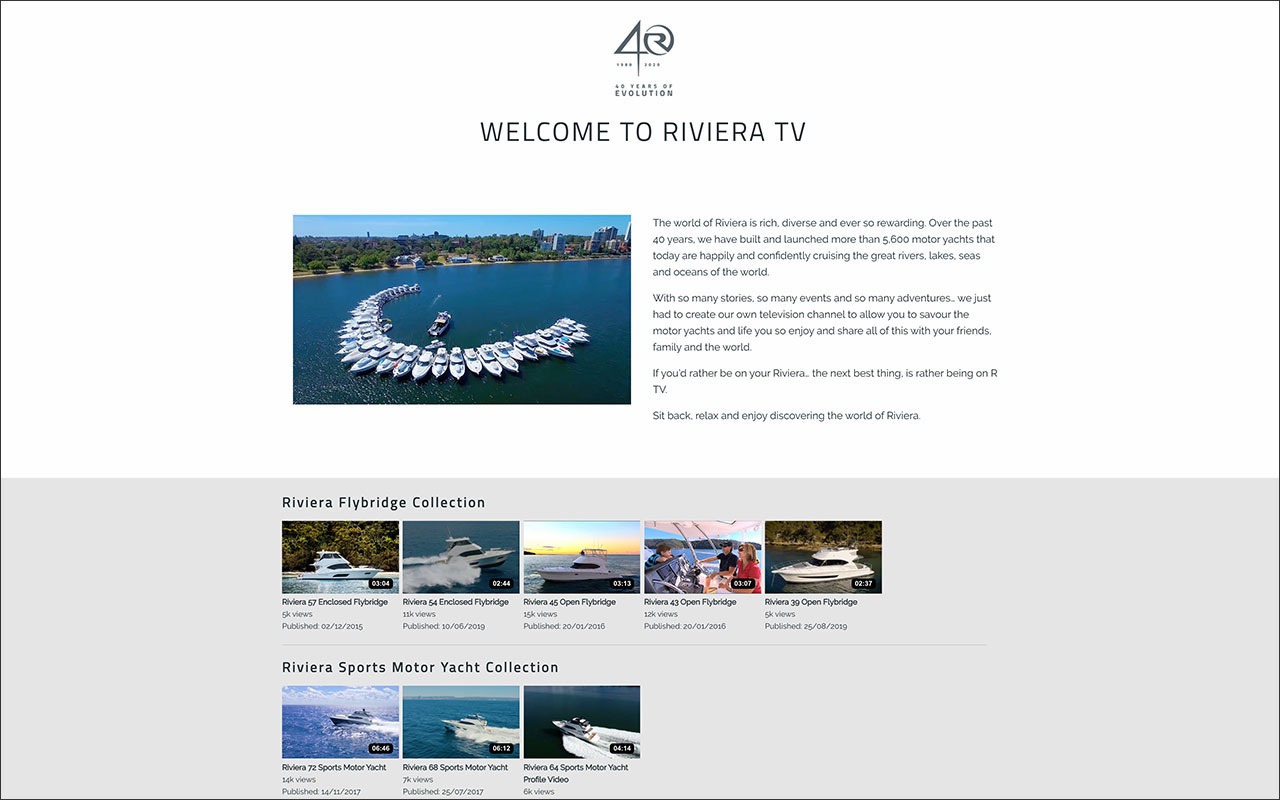 Riviera TV 1 – Experience